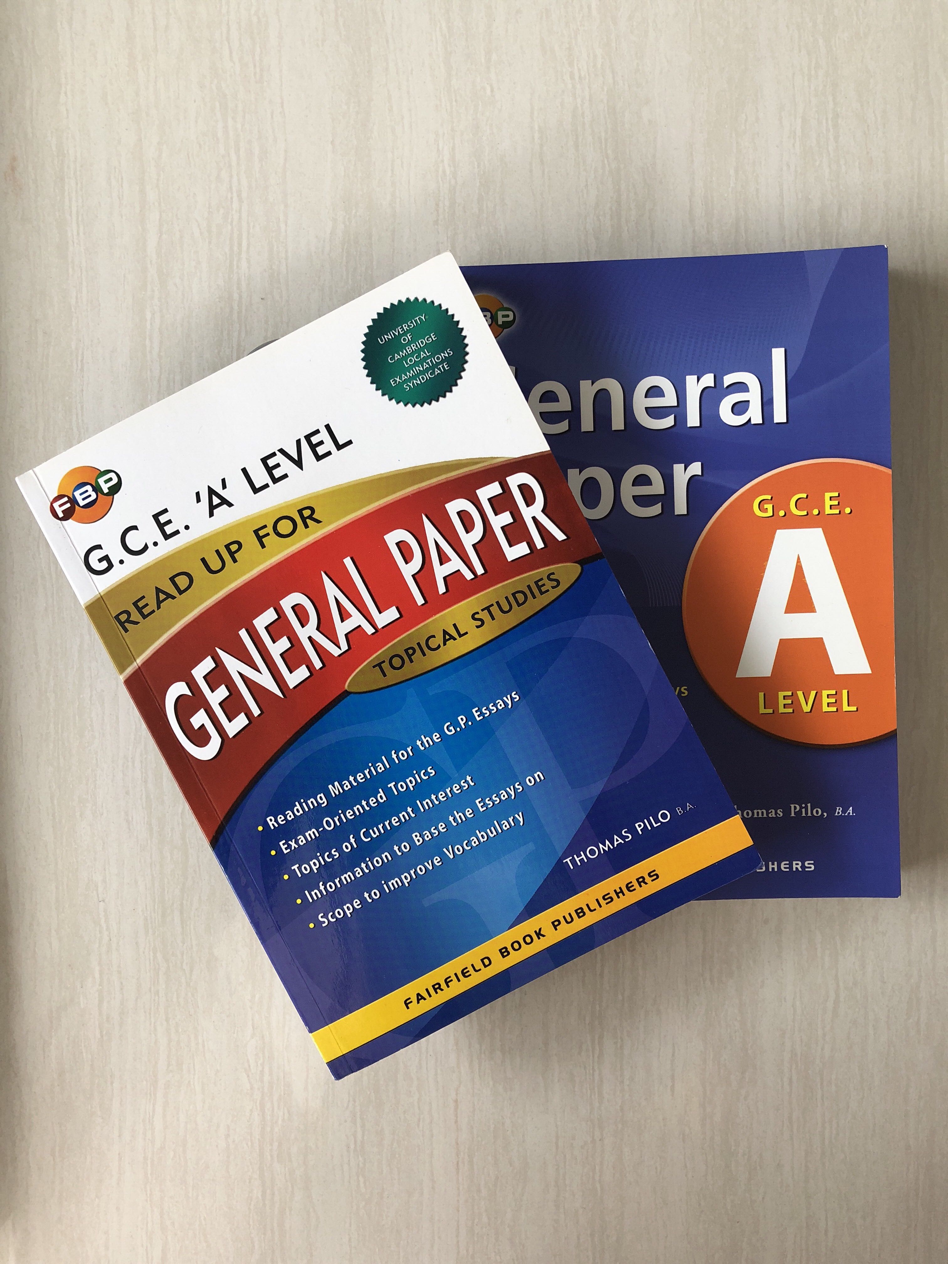 GCE A Level General Paper Topical Studies and Essays, Hobbies & Toys ...