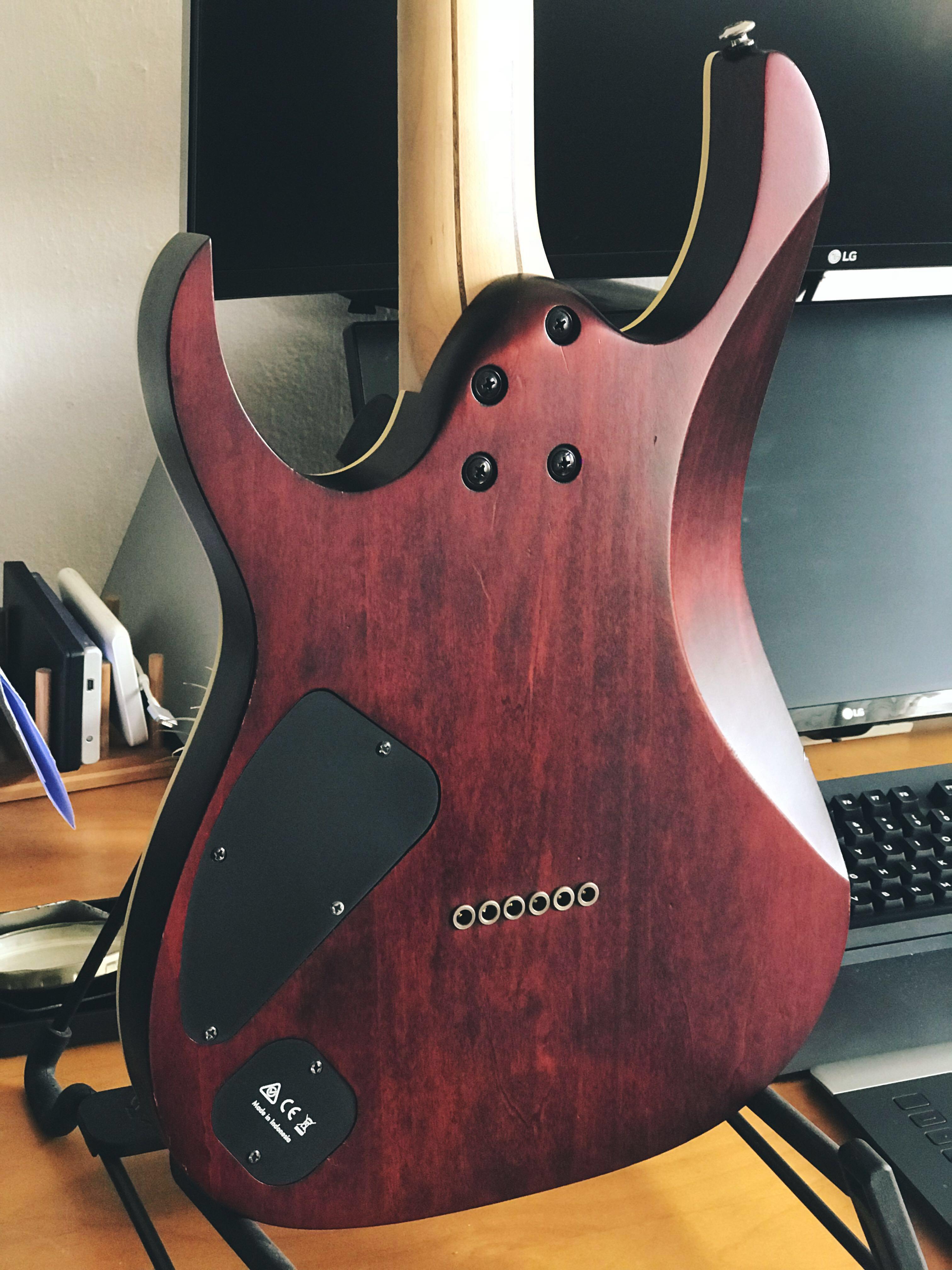 Ibanez Premium RG721FM-NTF, Hobbies & Toys, Music & Media, Musical ...