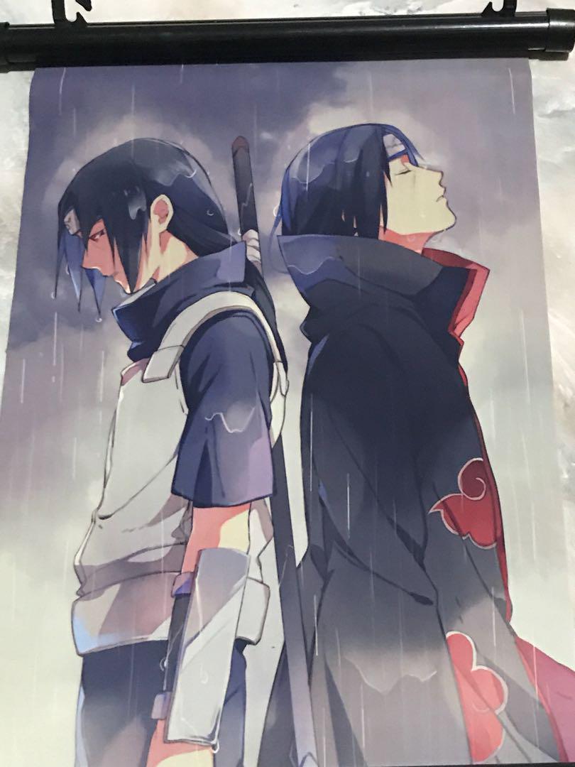 Japanese Anime NARUTO Itachi Uchiha Wall Poster Canvas Scroll Painting ...