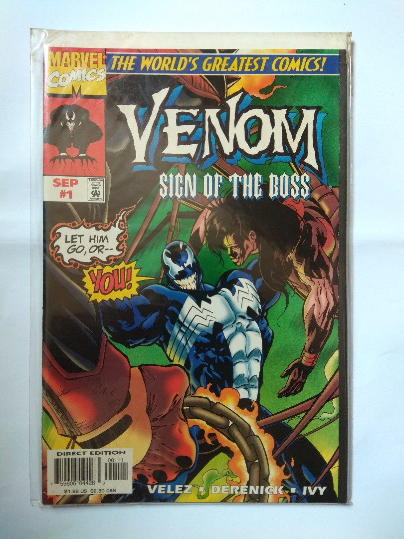 Marvel Venom Sign Of The Boss Part 1 And 2 Full Set, Hobbies & Toys ...