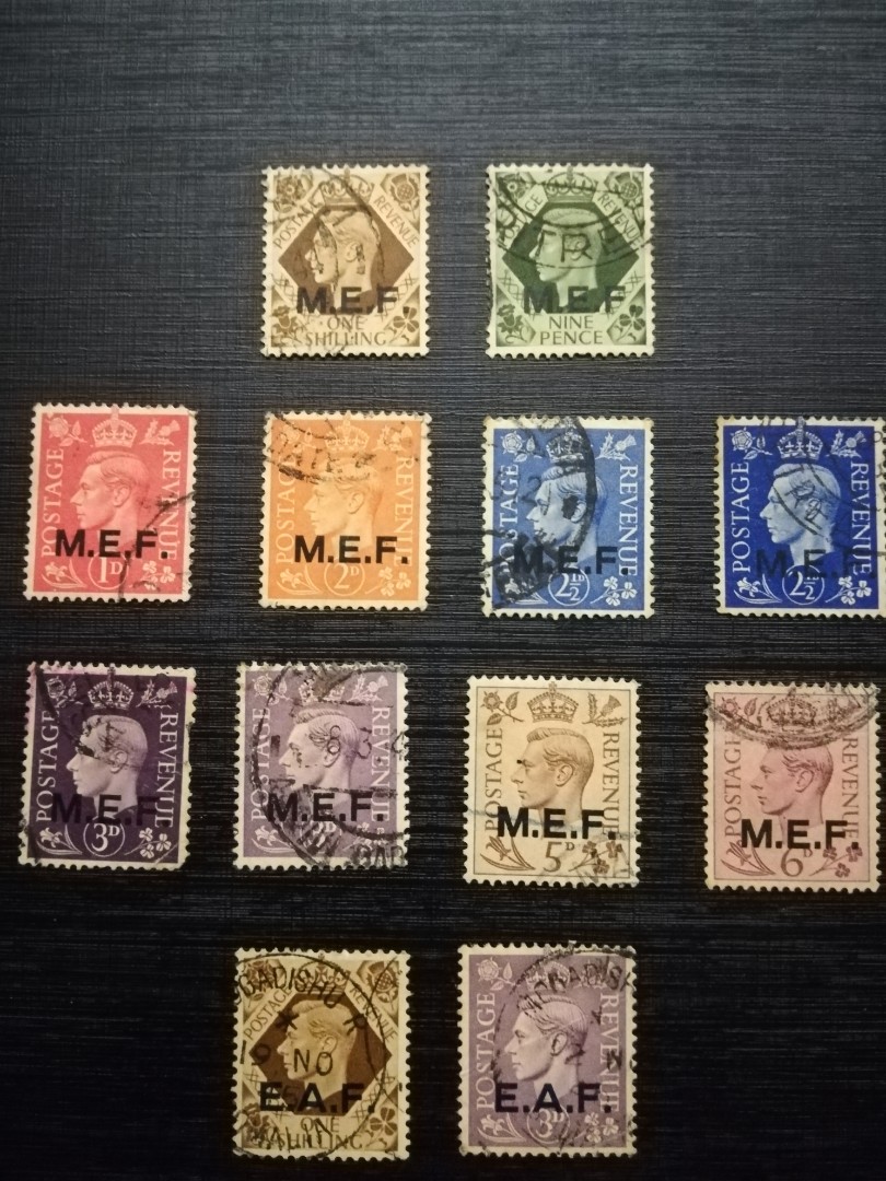 Middle East Forces (MEF) & East Africa Forces (EAF) stamp, Hobbies ...