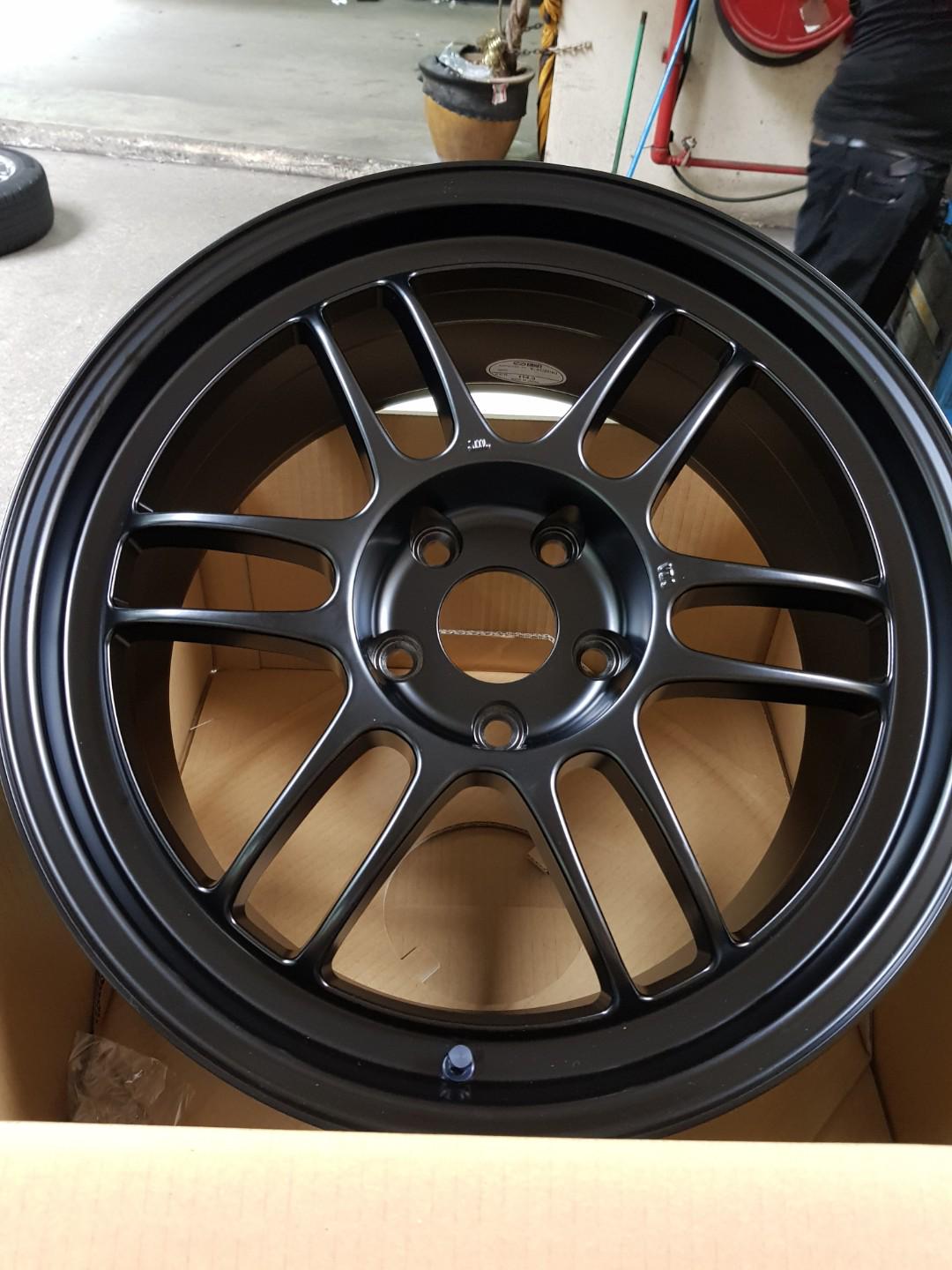 Original Enkei RPF1 18x8.5 et40, Car Accessories, Tyres & Rims on Carousell