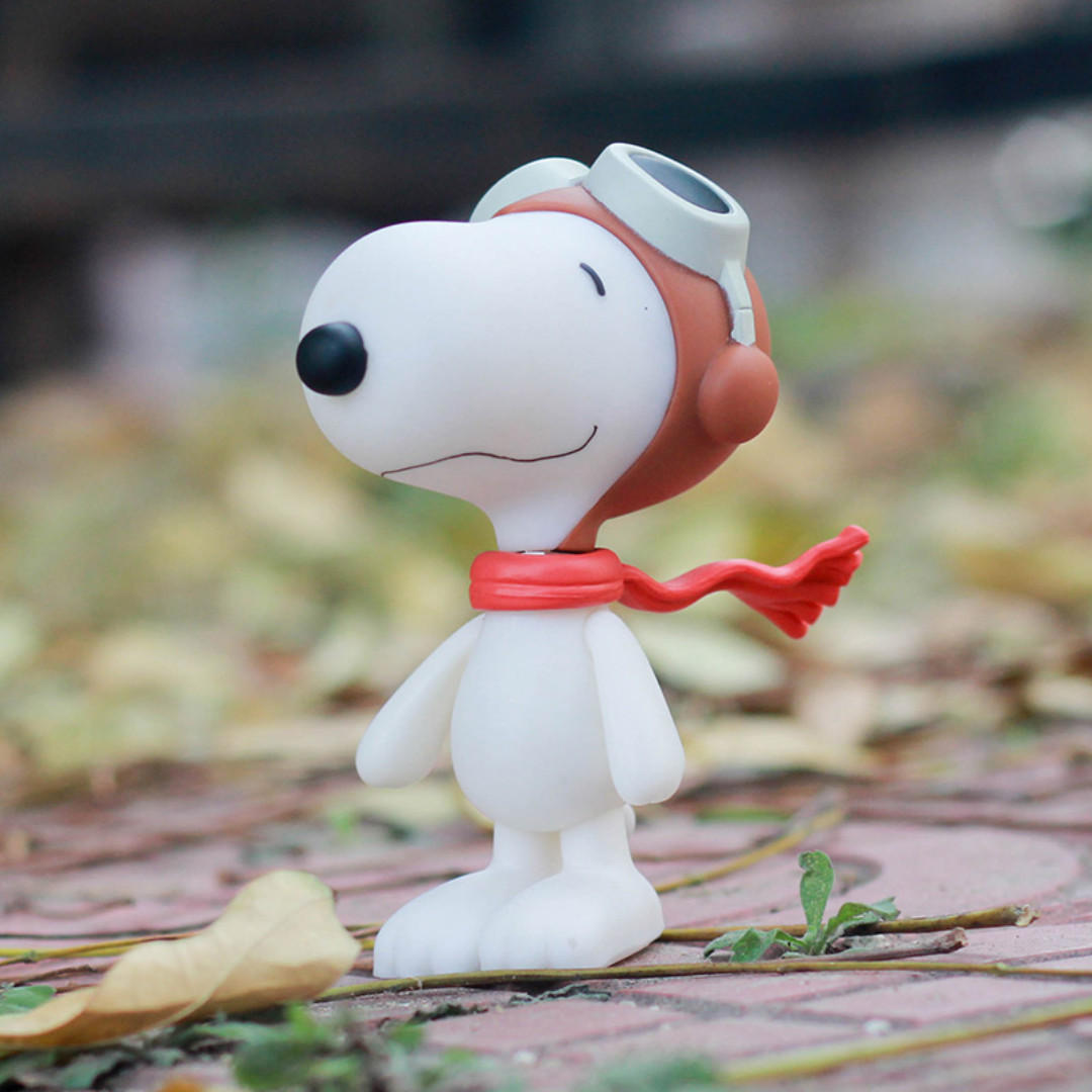 Peanuts Snoopy Pilot Flying Ace Toy Figure Gift Collection, Hobbies ...