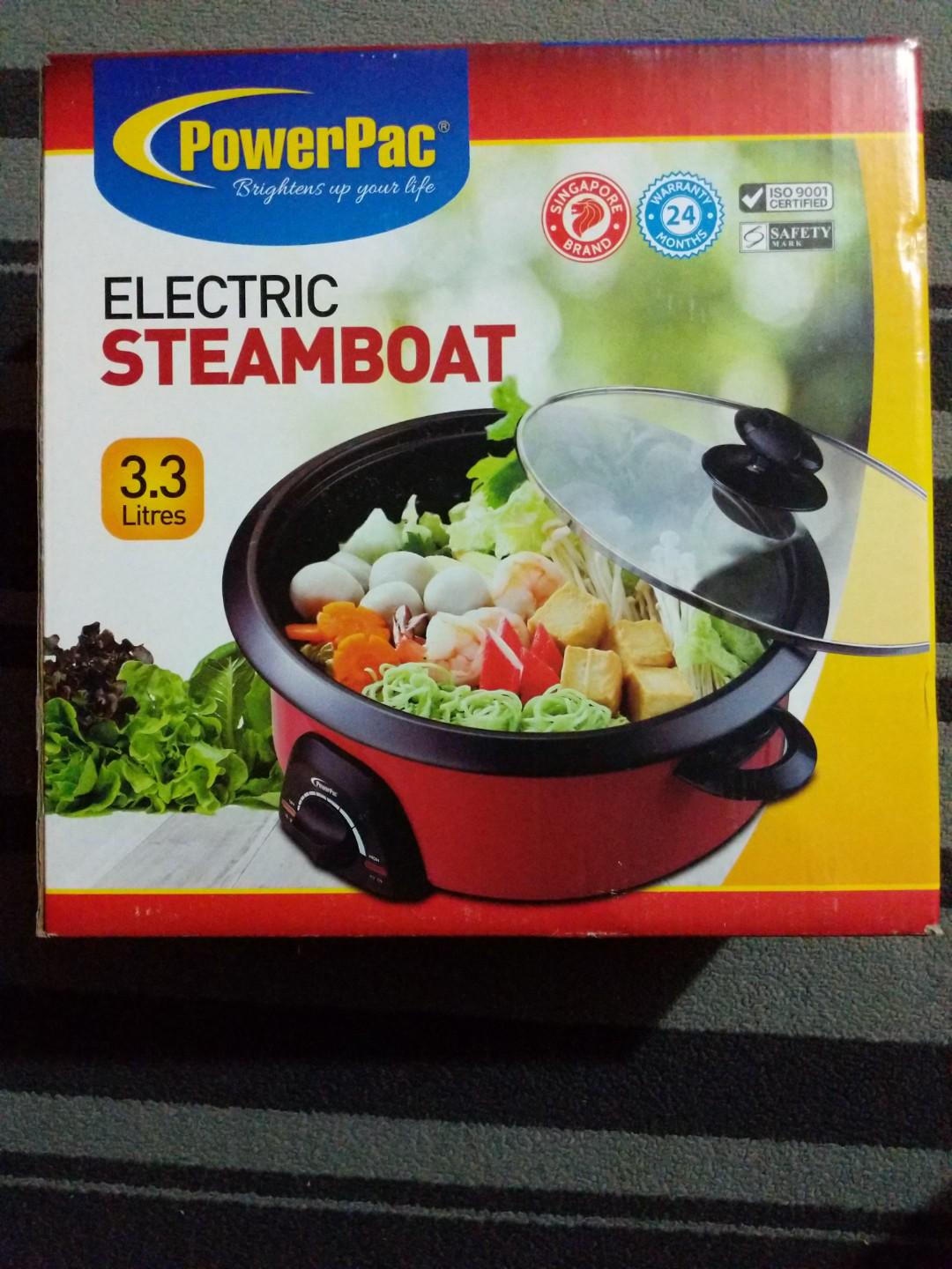 Powerpac electric steamboat 3.3l. hotpot. Steamboat, TV & Home ...