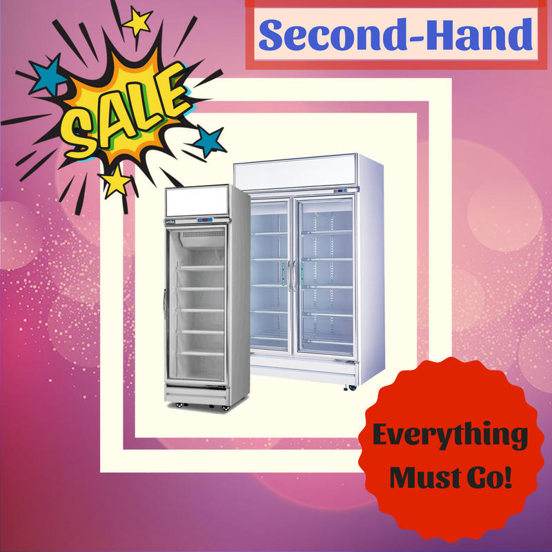Second-Hand 2-Door Glass Display Chiller, TV & Home Appliances, Kitchen ...