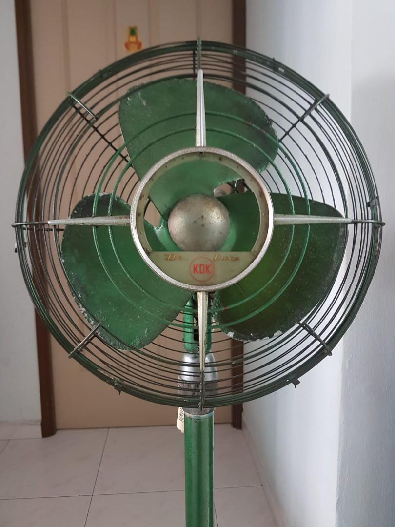Rare Deluxe KDK Vintage 60 Years Old Collector Fan., Furniture & Home ...