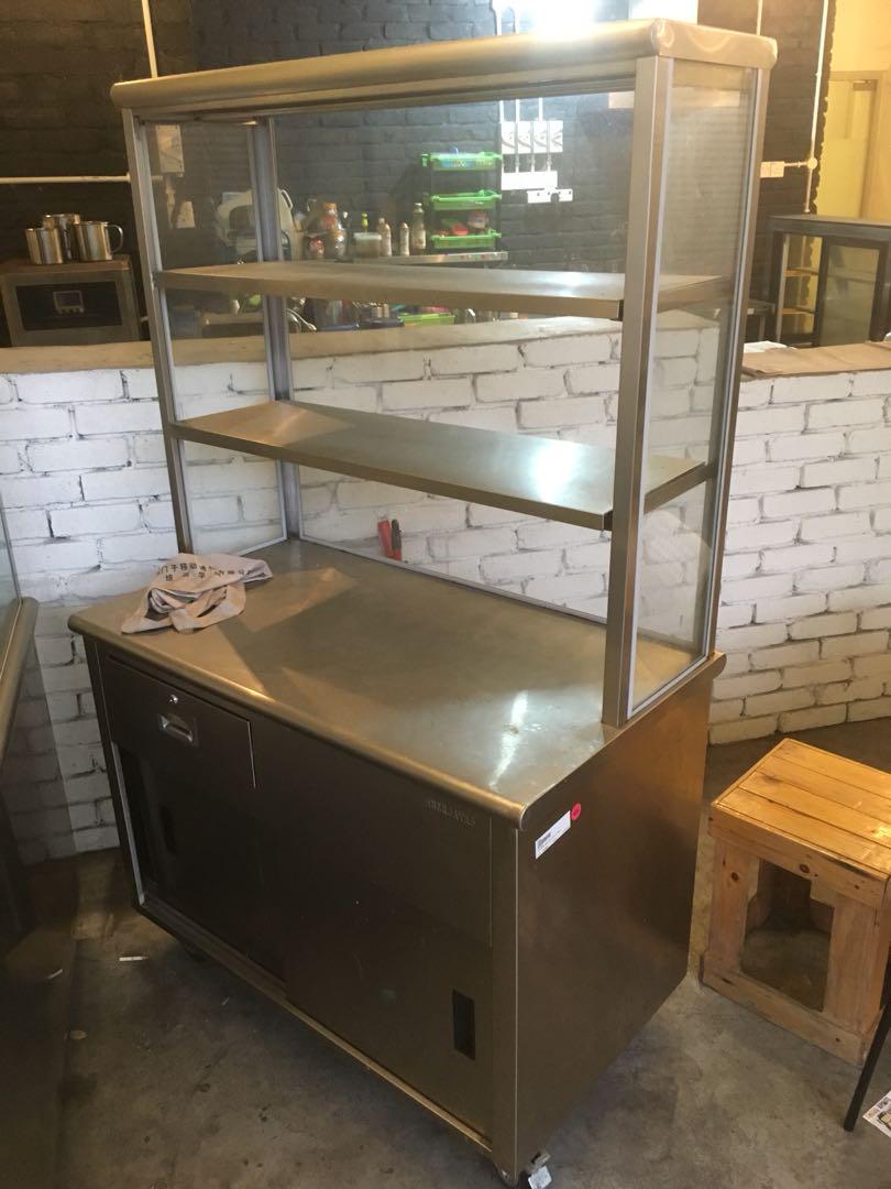 Stainless steel stall, Furniture & Home Living, Furniture, Shelves ...