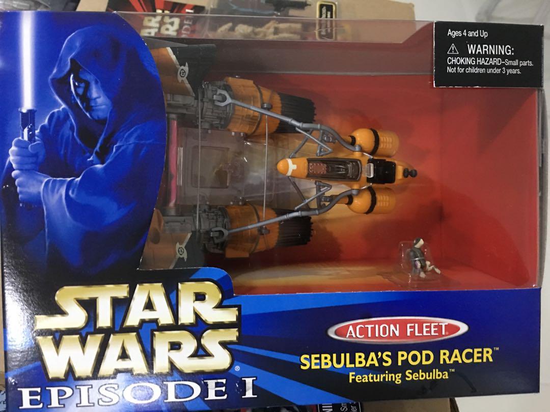 Star Wars Sebulba Pod Racer Action Fleet Episode 1 Car Vehicle, Hobbies ...