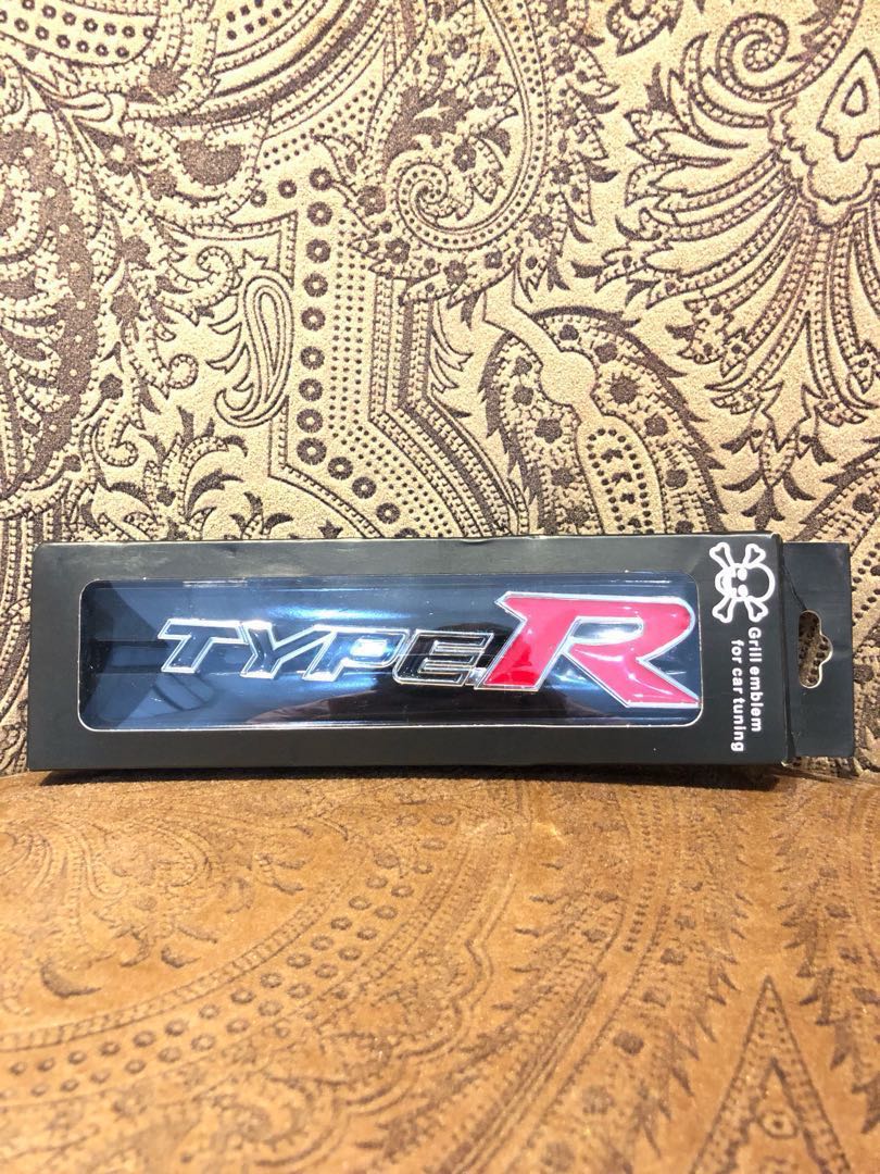 Type R emblem, Car Accessories on Carousell