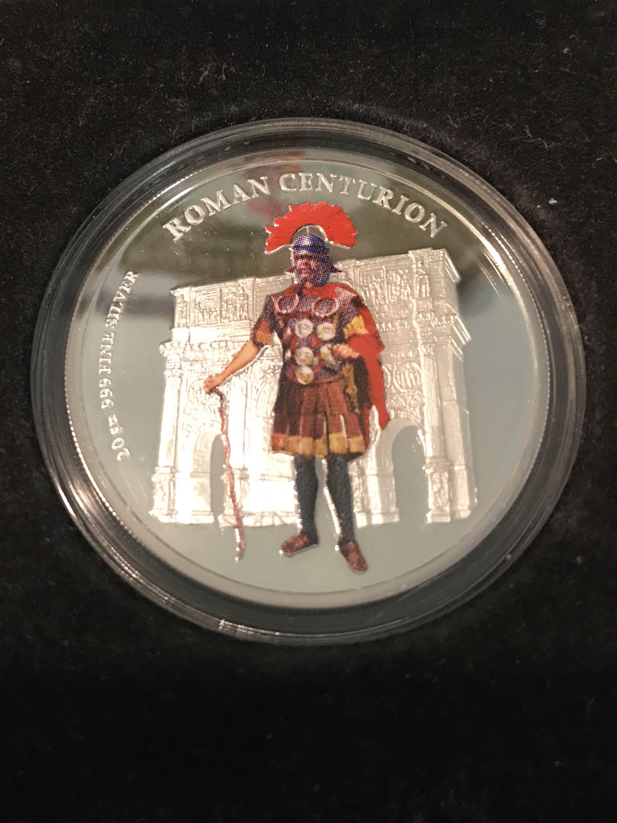 Wonders Of The World Roman Centurion Silver Proof Coin, Hobbies & Toys ...