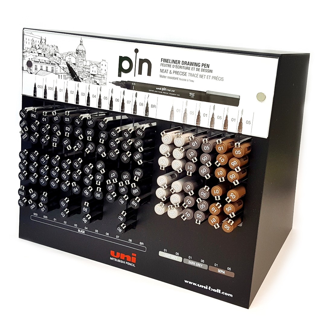 三菱 代針筆 100%正貨 全新 Uni Pin Fine Line Water & Fade Proof Pigment Ink 文具 批發, 興趣及遊戲, 手作＆自家設計, 文具 ...