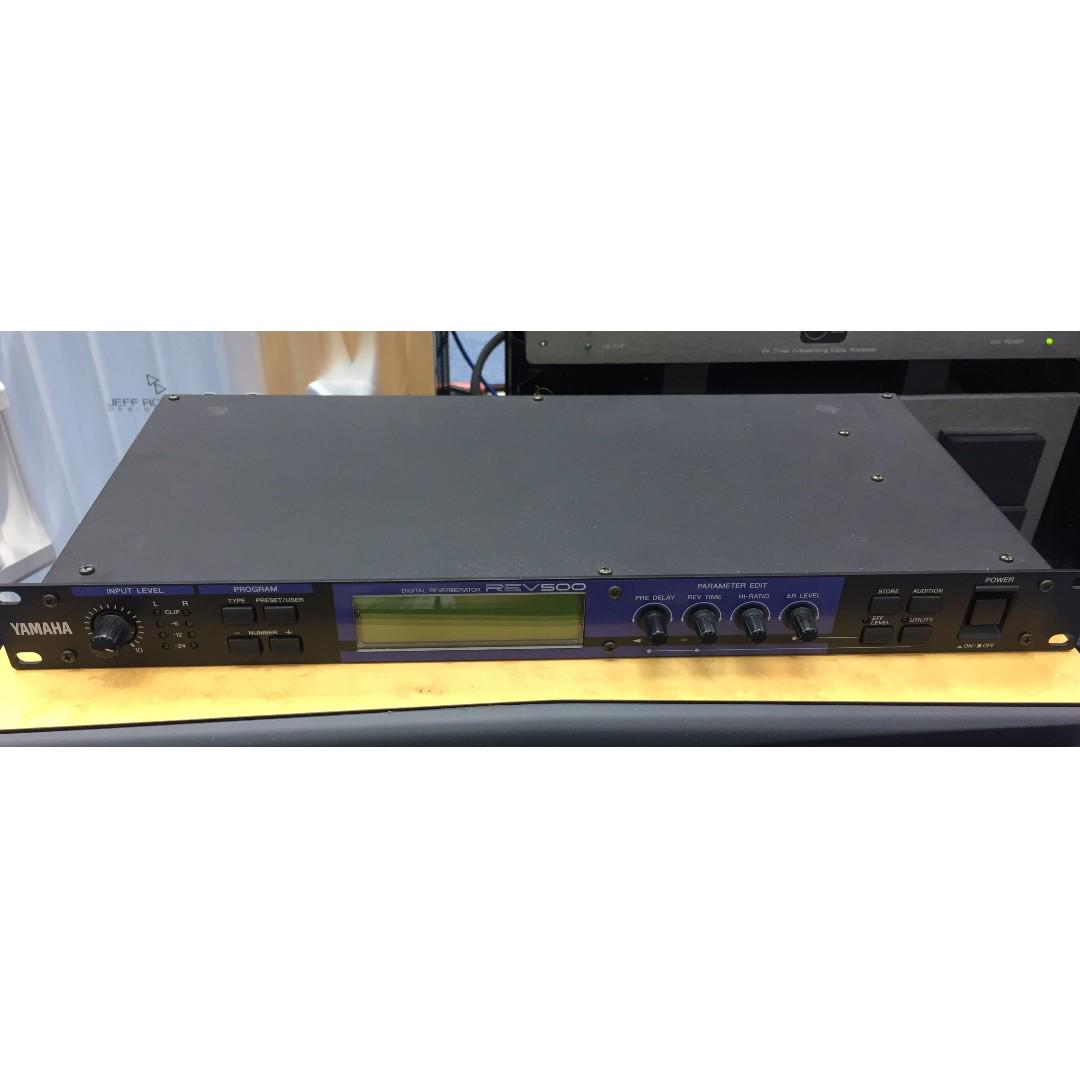 Yamaha REV500 digital reverb, 音響器材, 可攜式音響設備 - Carousell