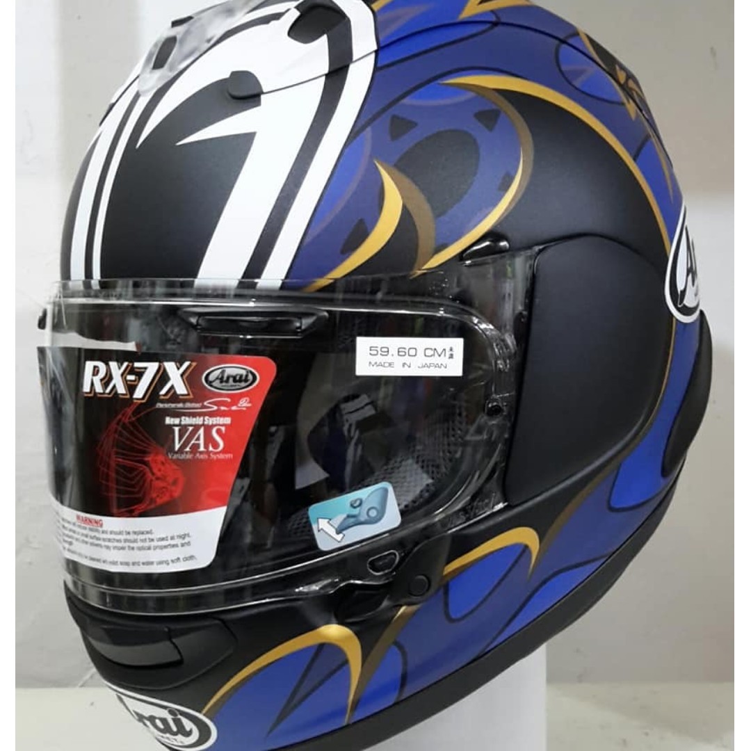 Arai RX7X Nakasuga 21, Motorcycles, Motorcycle Apparel on Carousell