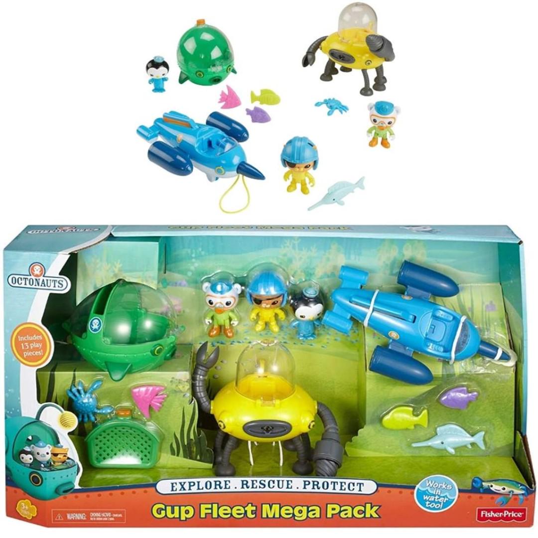 BNIB: Fisher Price Octonauts Gup Fleet Mega Pack (Gup-D in Crab Mode ...