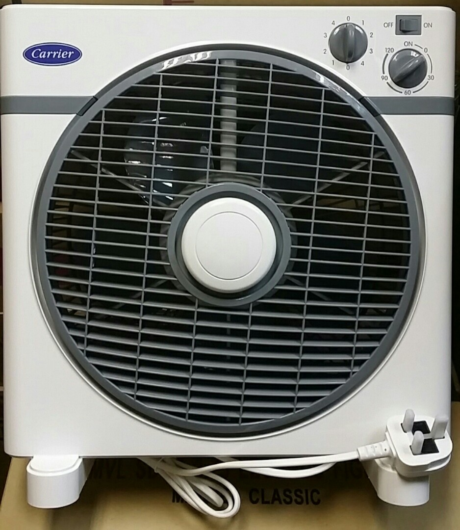 Carrier CF12B 12 Inch Fan 開利 12吋 電風扇, 家庭電器, 冷氣機及暖風機 - Carousell