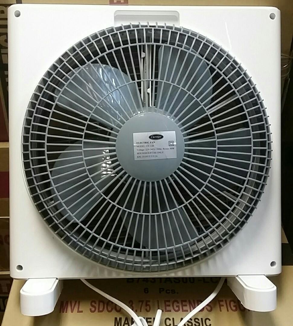 Carrier CF12B 12 Inch Fan 開利 12吋 電風扇, 家庭電器, 冷氣機及暖風機 - Carousell