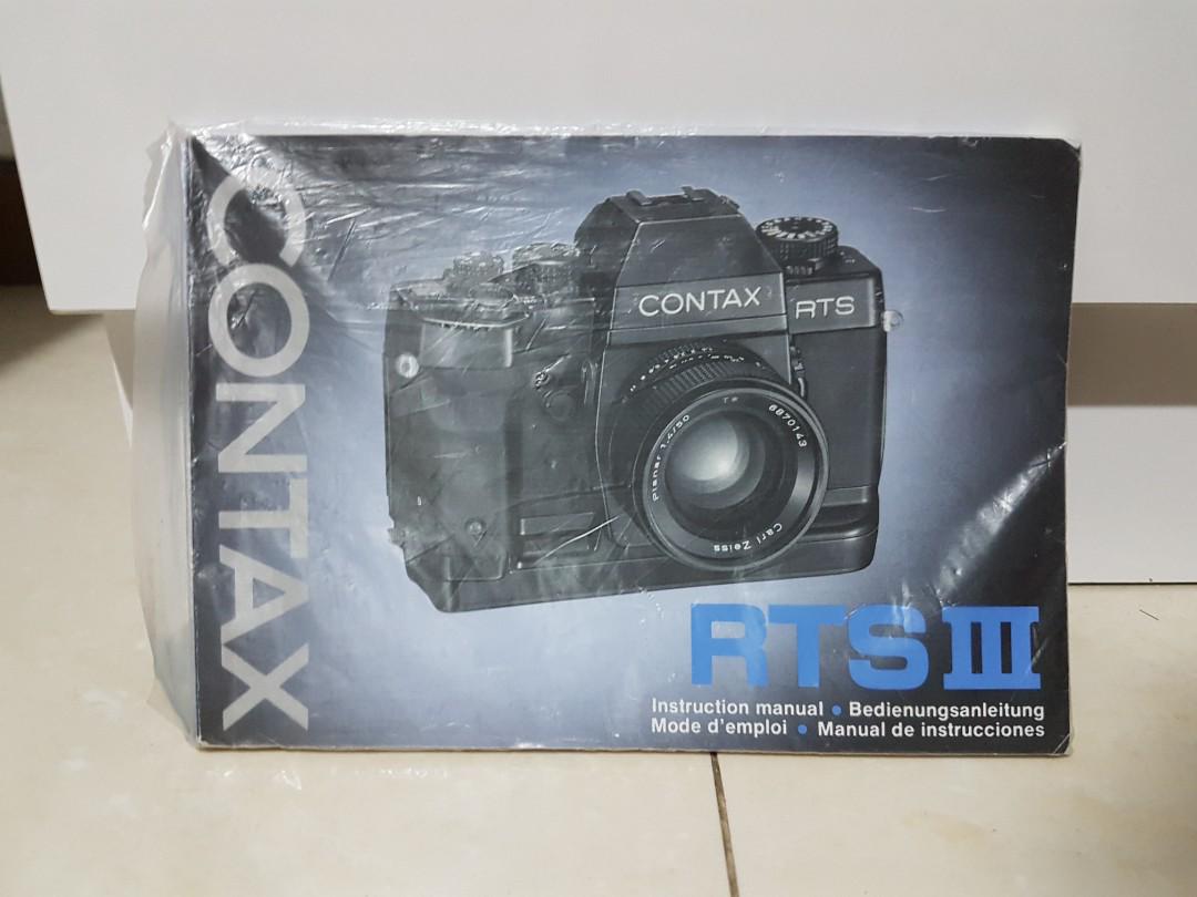 Contax RTS III manual, Photography, Cameras on Carousell
