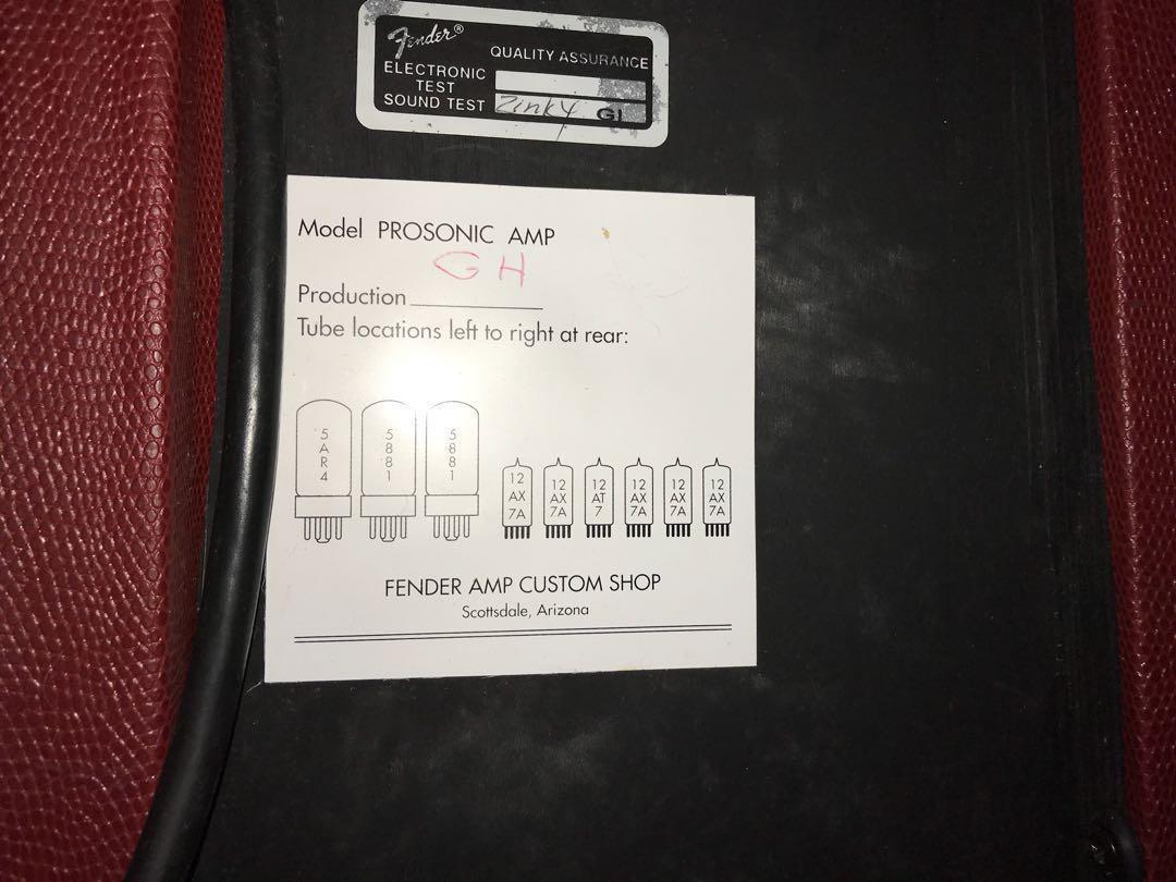 Fender Prosonic combo amp, Hobbies & Toys, Music & Media, Musical ...