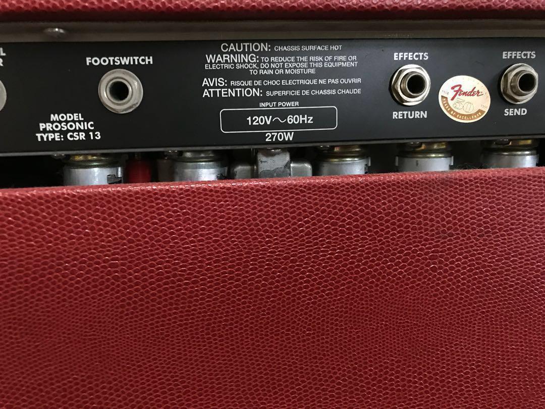 Fender Prosonic combo amp, Hobbies & Toys, Music & Media, Musical ...