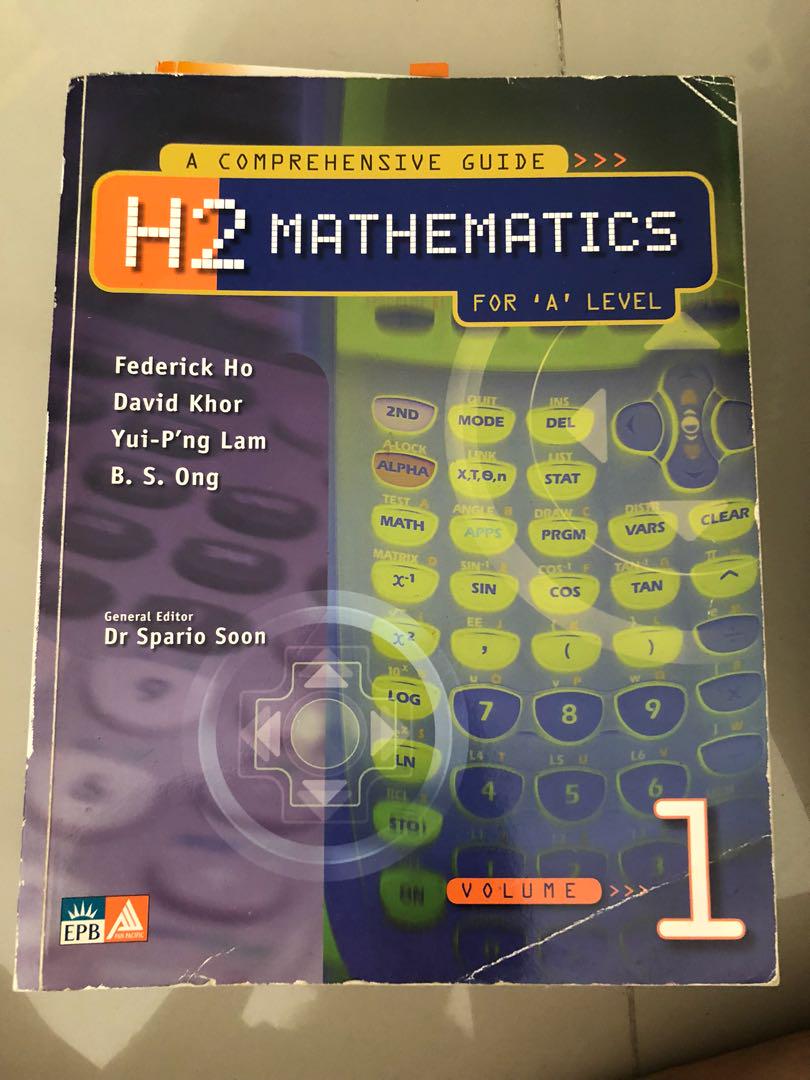 H2 maths textbook, Hobbies & Toys, Books & Magazines, Textbooks on ...