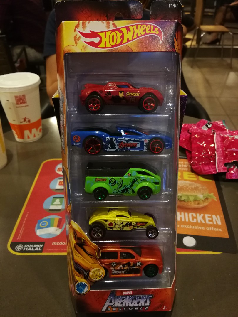 HOTWHEELS MARVEL AVENGERS INFINITY WAR CHARACTER CARS, Hobbies & Toys ...
