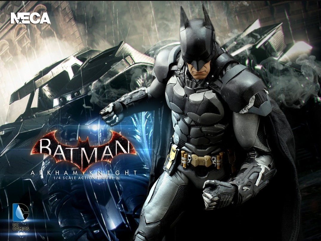 [IN STOCK] NECA 1/4 QUARTER SCALE 18 INCH BATMAN PS4 ARKHAM KNIGHT ...