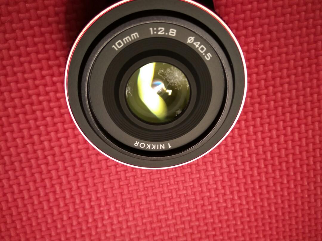 Lensa Fix Mirrorless Nikon 1 10mm f2.8, Fotografi di Carousell