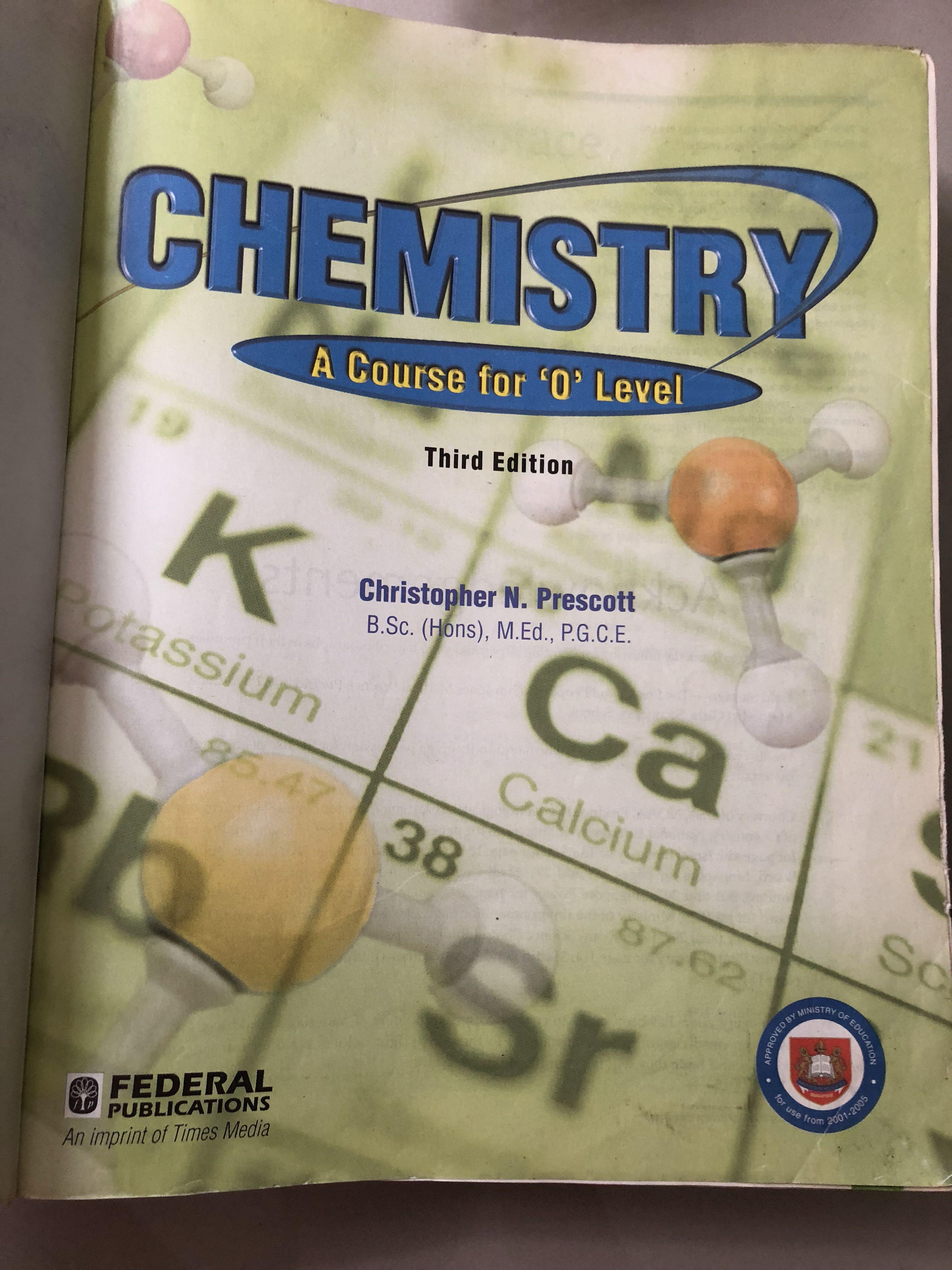 O level chemistry textbook!, Hobbies & Toys, Books & Magazines, Textbooks on Carousell