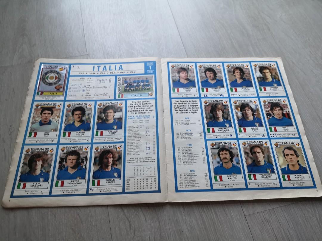 Panini 1982 World Cup Spain Completed Sticker Album Collection Great ...
