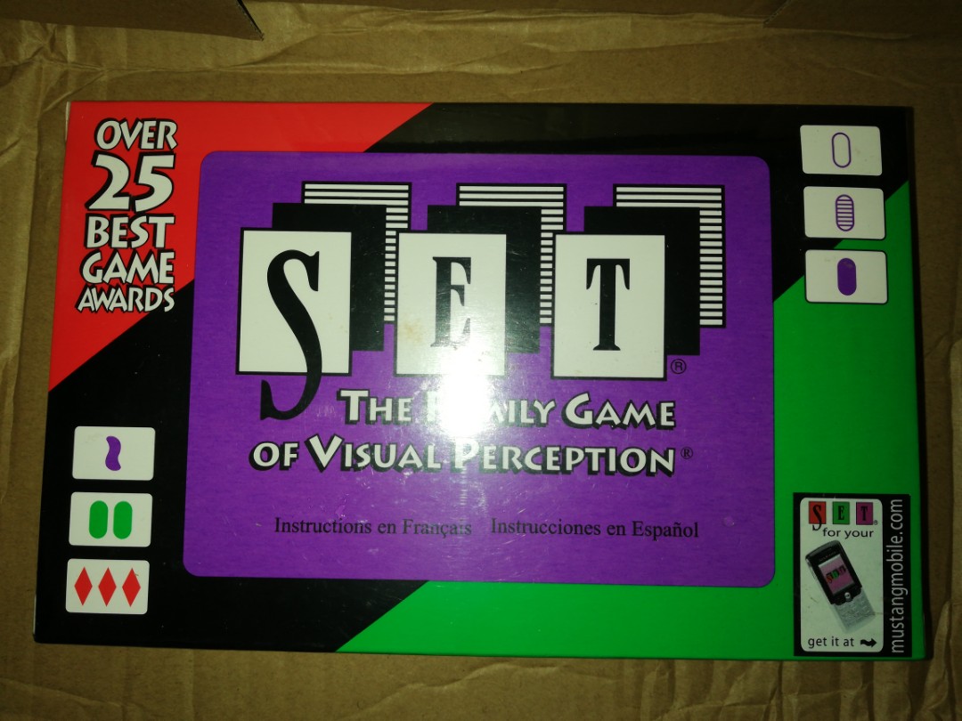 Set - The Family Game of Visual Perception, Hobbies & Toys, Toys ...