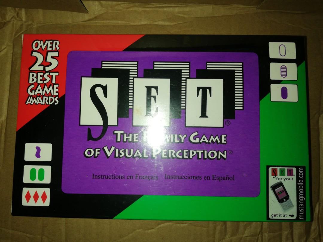 Set - The Family Game of Visual Perception, Hobbies & Toys, Toys ...