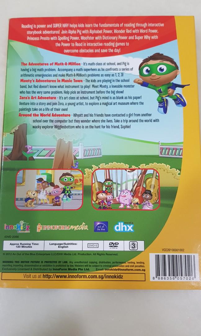 Super why the adventures of math-a-million, TV & Home Appliances, TV ...