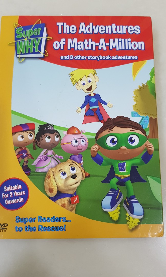 Super why the adventures of math-a-million, TV & Home Appliances, TV ...
