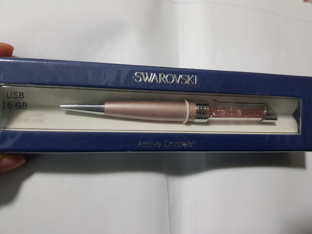 Swarovski Crystalline USB Pen, Books & Stationery, Stationery on Carousell