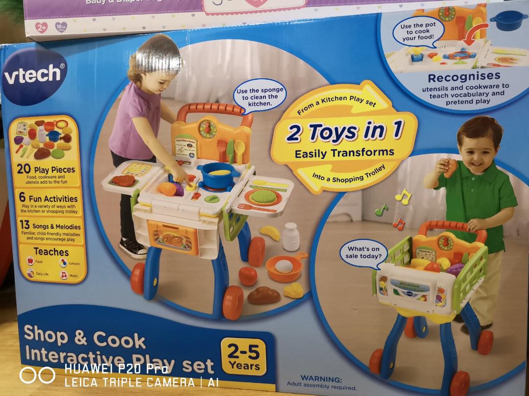 Vtech Shop & Cook Interactive Play Set, Hobbies & Toys, Toys & Games on ...