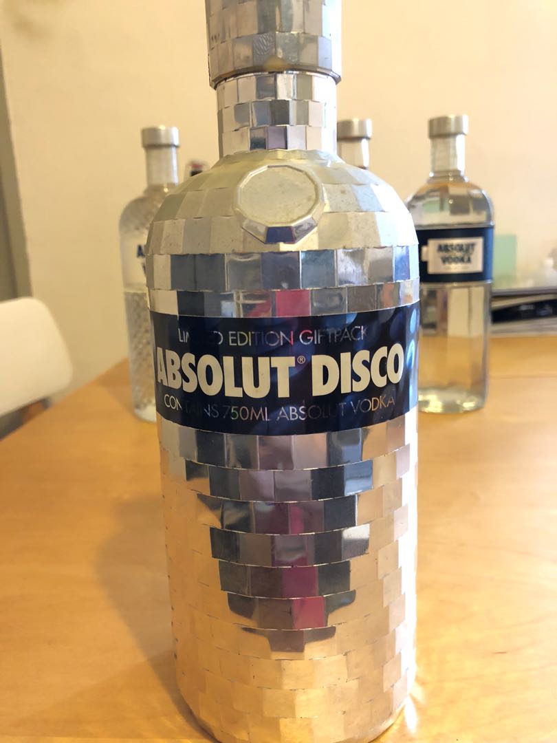 Absolut Disco Vodka Limited Edition, 嘢食 & 嘢飲, 包裝食物&即食食物 - Carousell