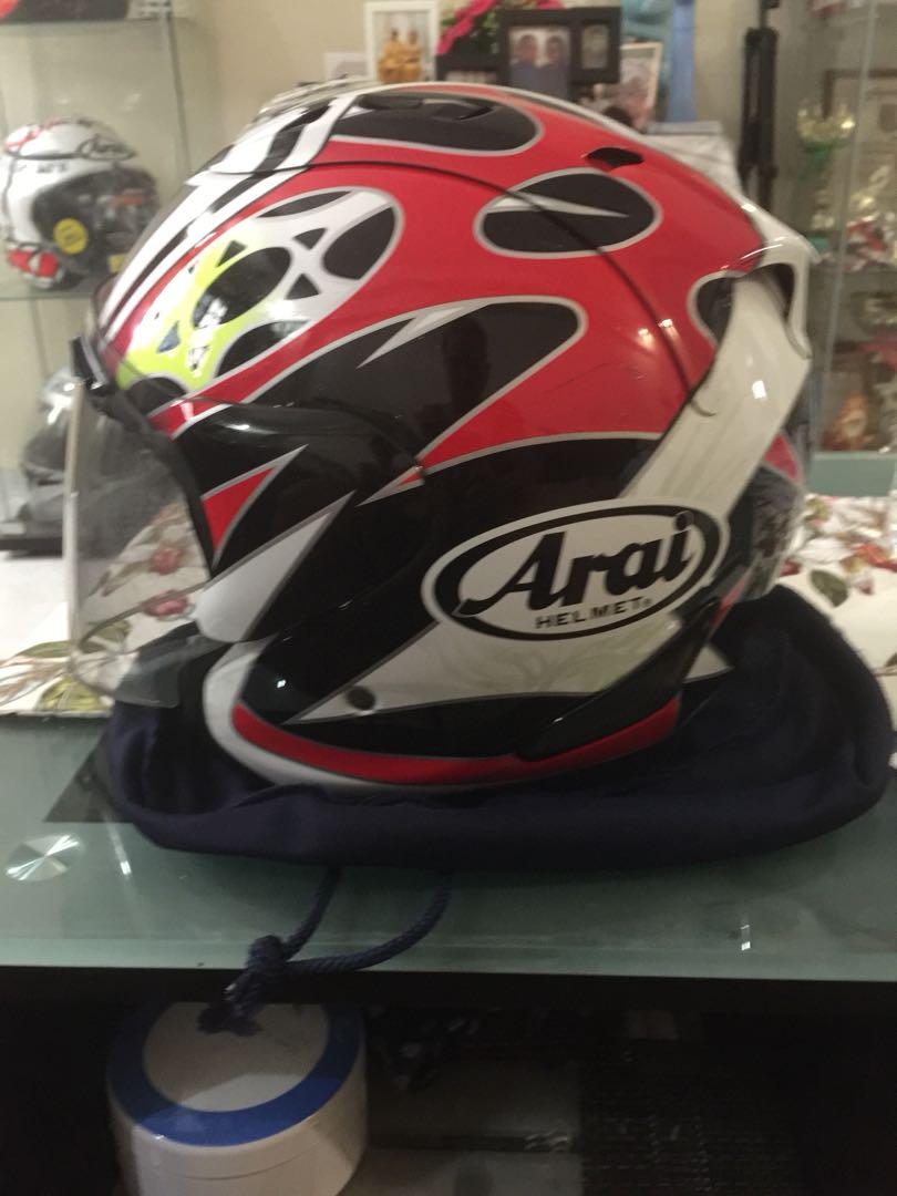Arai Ram 4 Nakasuga, Motorcycles, Motorcycle Apparel on Carousell