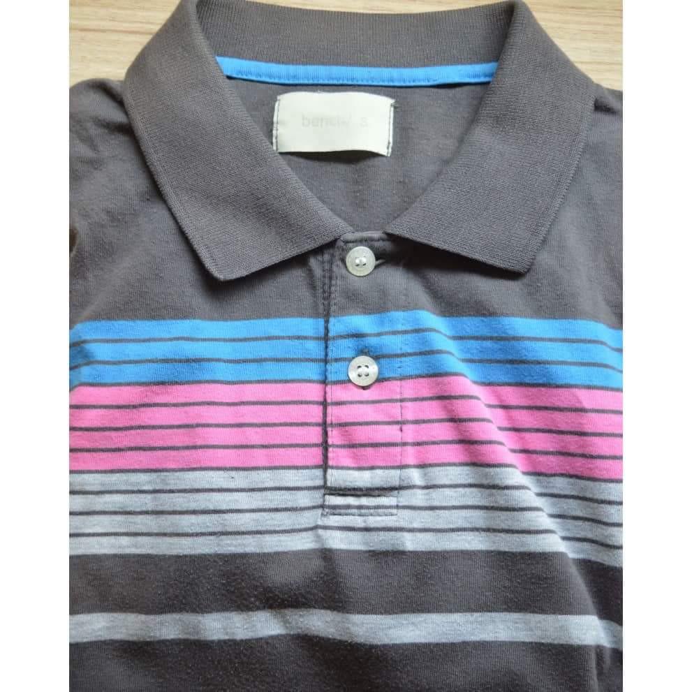 BENCH Striped Polo Shirt, Men's Fashion, Tops & Sets, Tshirts & Polo ...