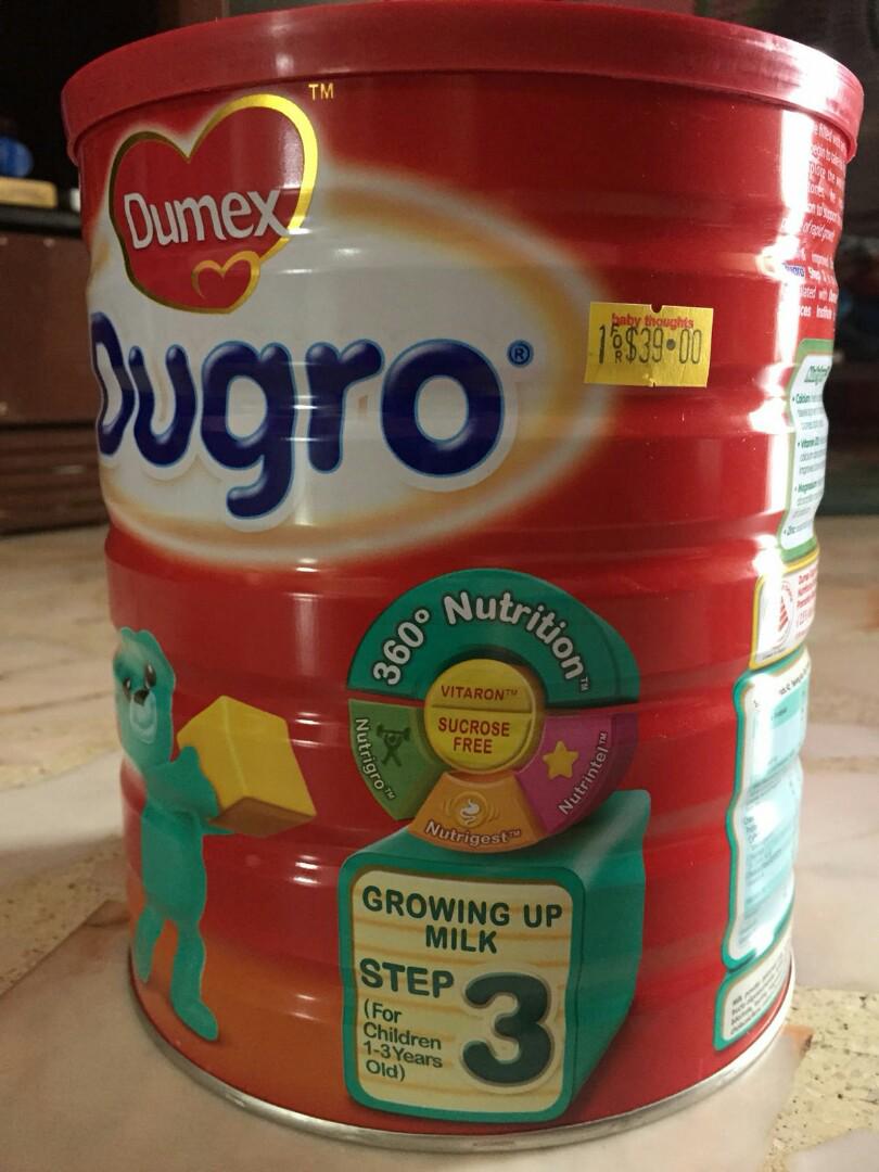 Brand new Dumex Dugro step 3 box is $16 & Tin is $37 (grab both for 50 ...
