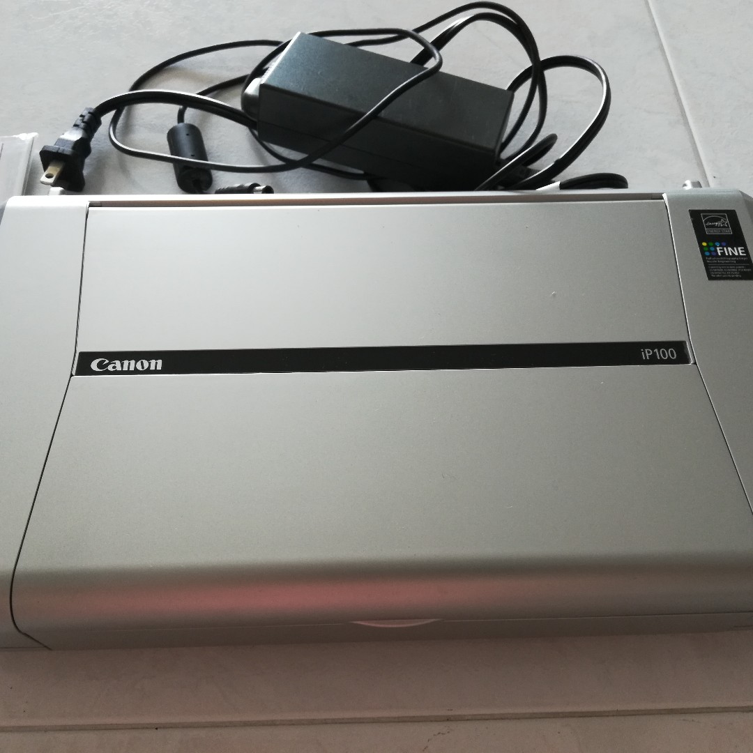 Canon PIXMA iP100 Mobile Photo Printer, Computers & Tech, Printers ...