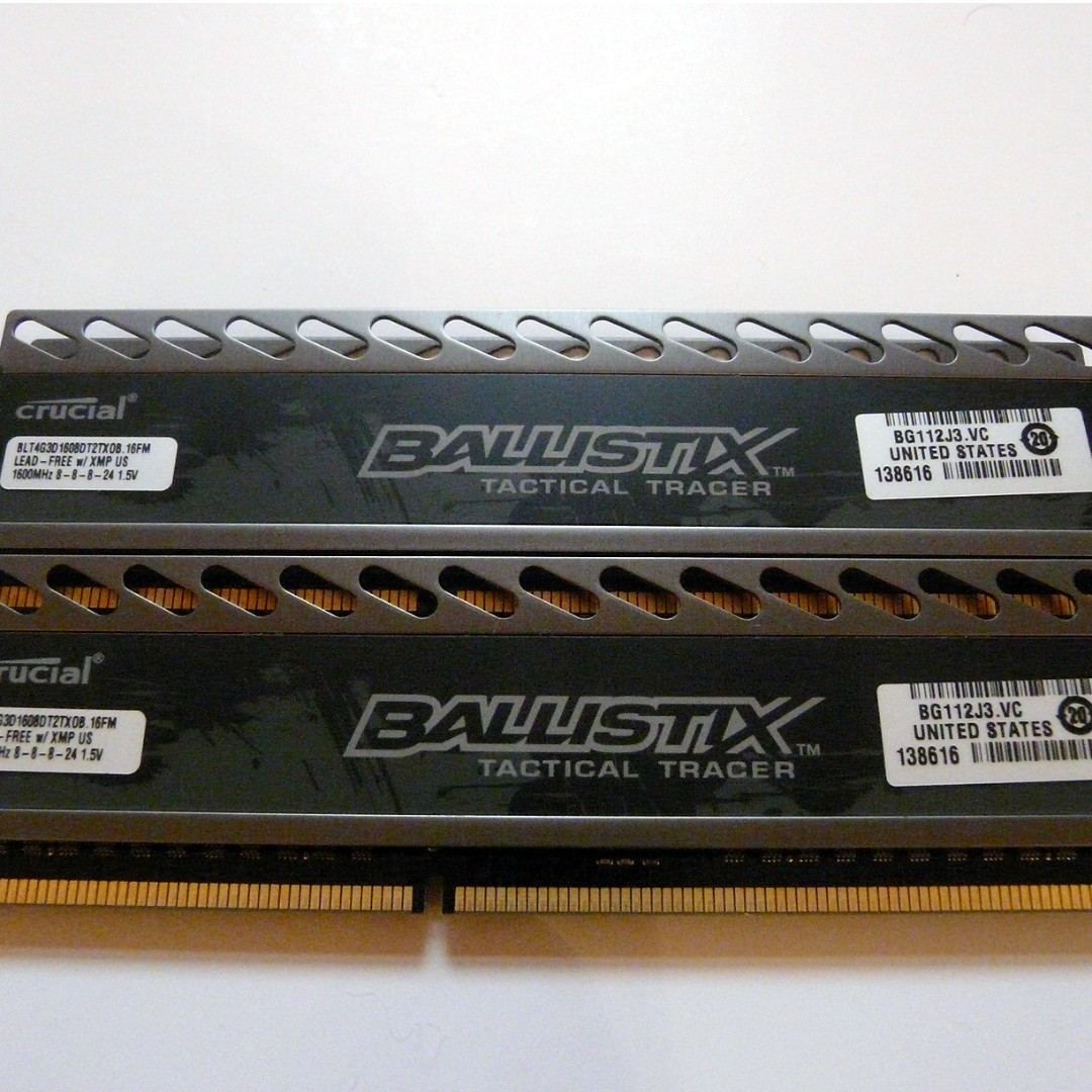 DDR3 Crucial Ballistix Tactical Tracers 2x4 8GB Kit, Computers & Tech ...