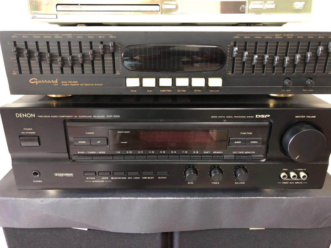 Denon AV Amplifier AVR-1000, Audio, Soundbars, Speakers & Amplifiers on ...