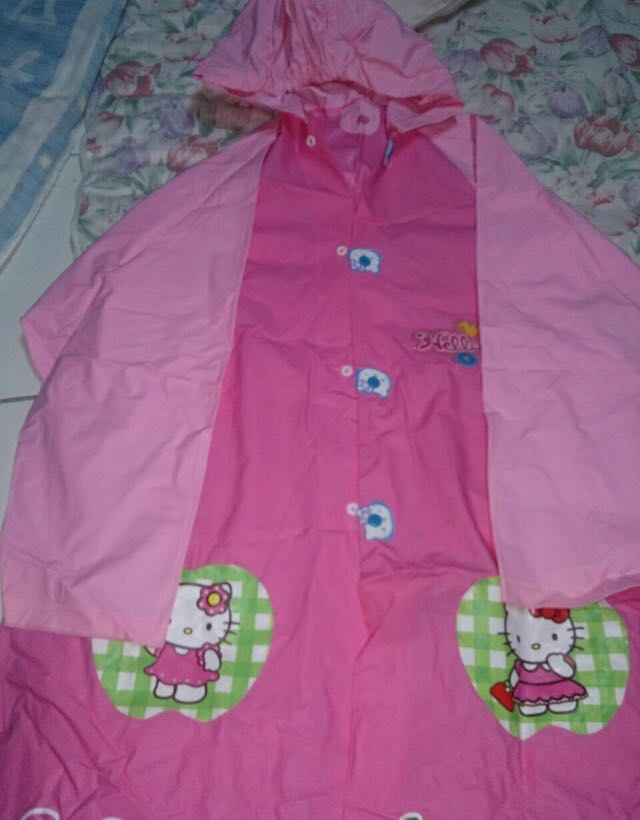Repriced!!! Hello Kitty Kapote, Babies & Kids, Babies & Kids Fashion on ...