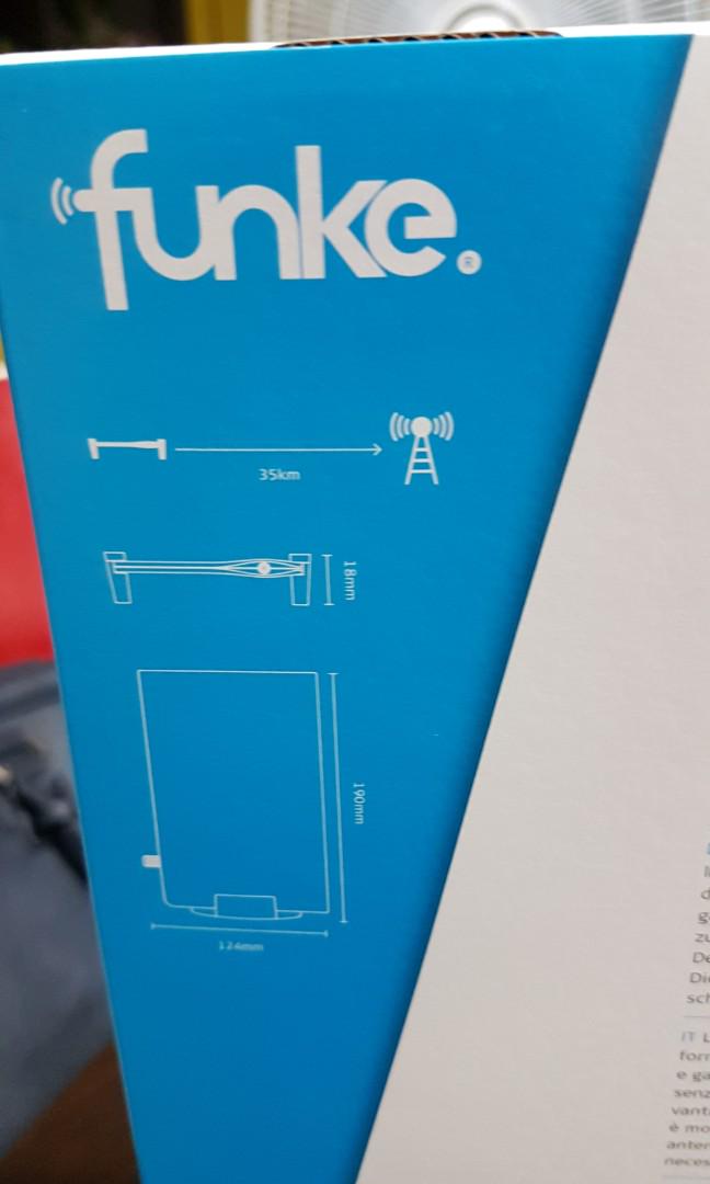 Funke digital antenna, TV & Home Appliances, TV & Entertainment, TV ...