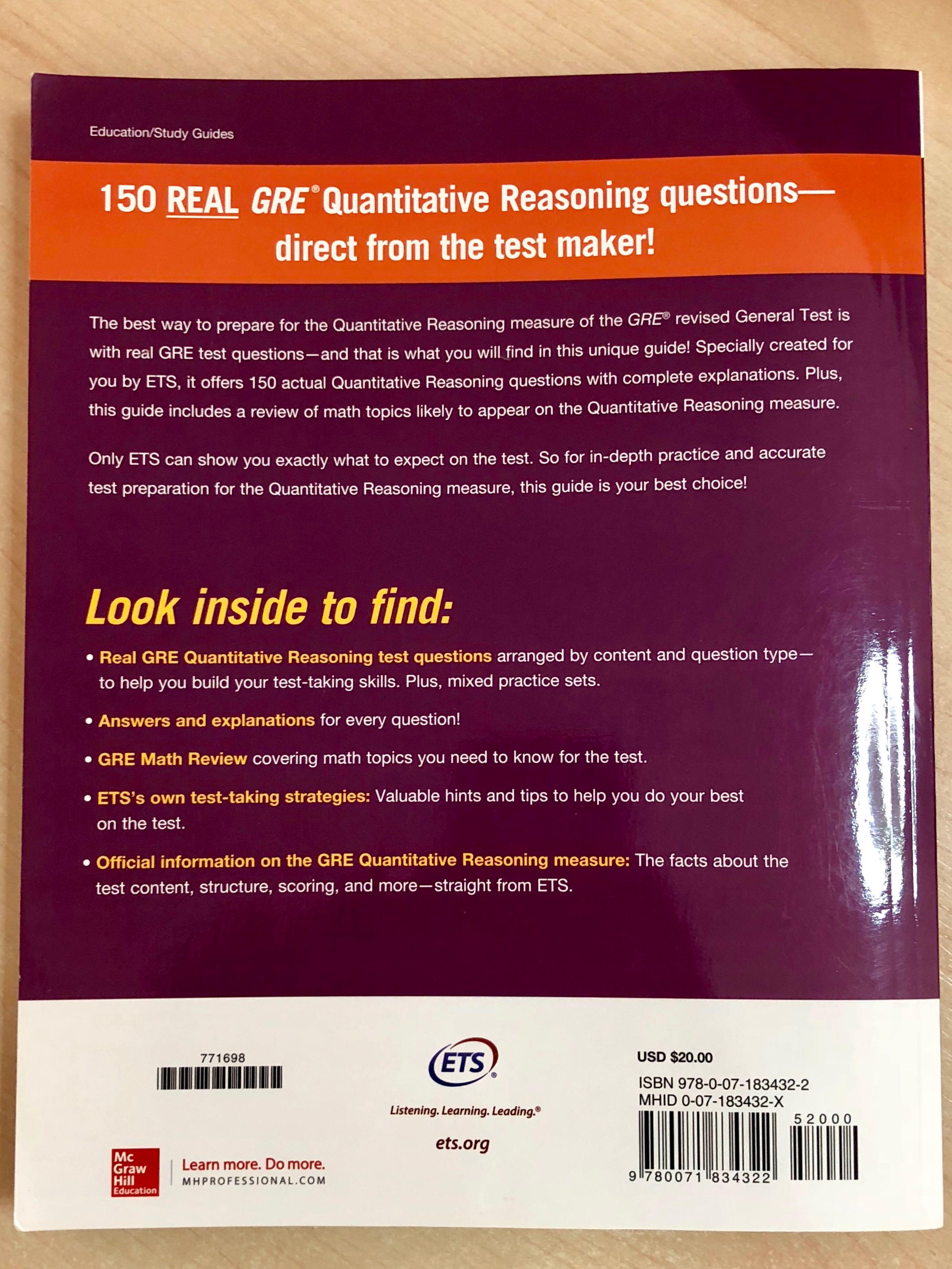 GRE Quantitative Reasoning Practice Questions, Hobbies & Toys, Books ...