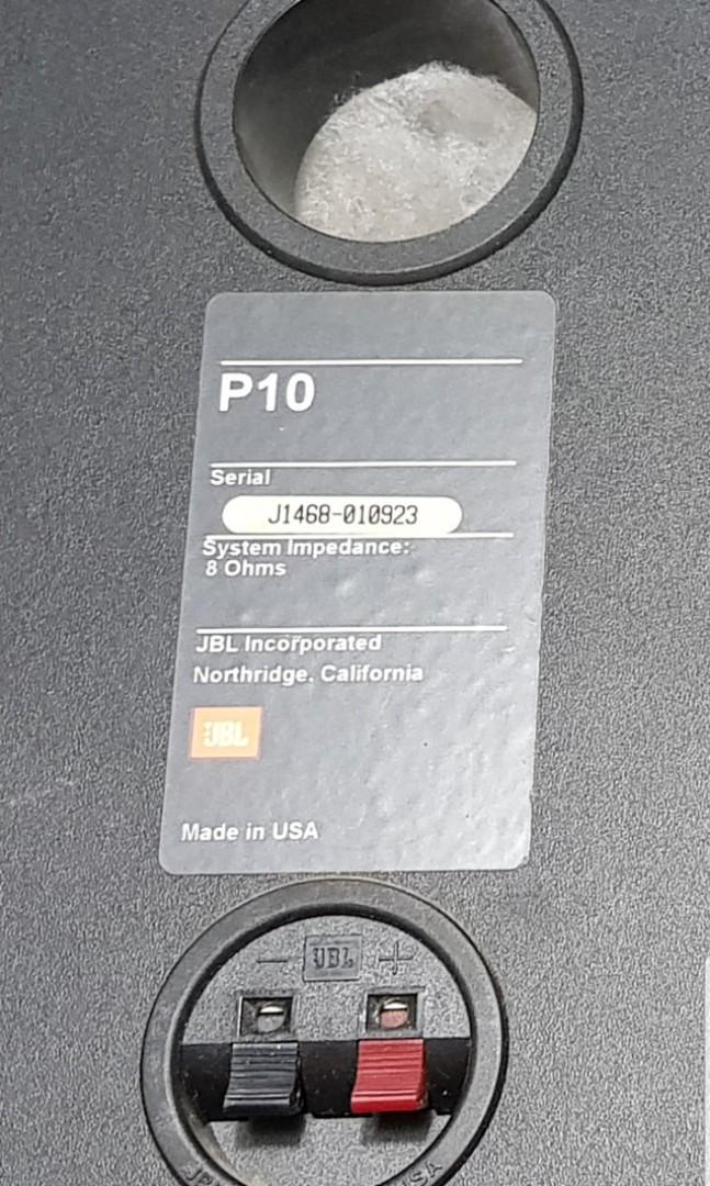 JBL P10 2-Way Loudspeaker System (USA), Audio, Soundbars, Speakers & Amplifiers on Carousell