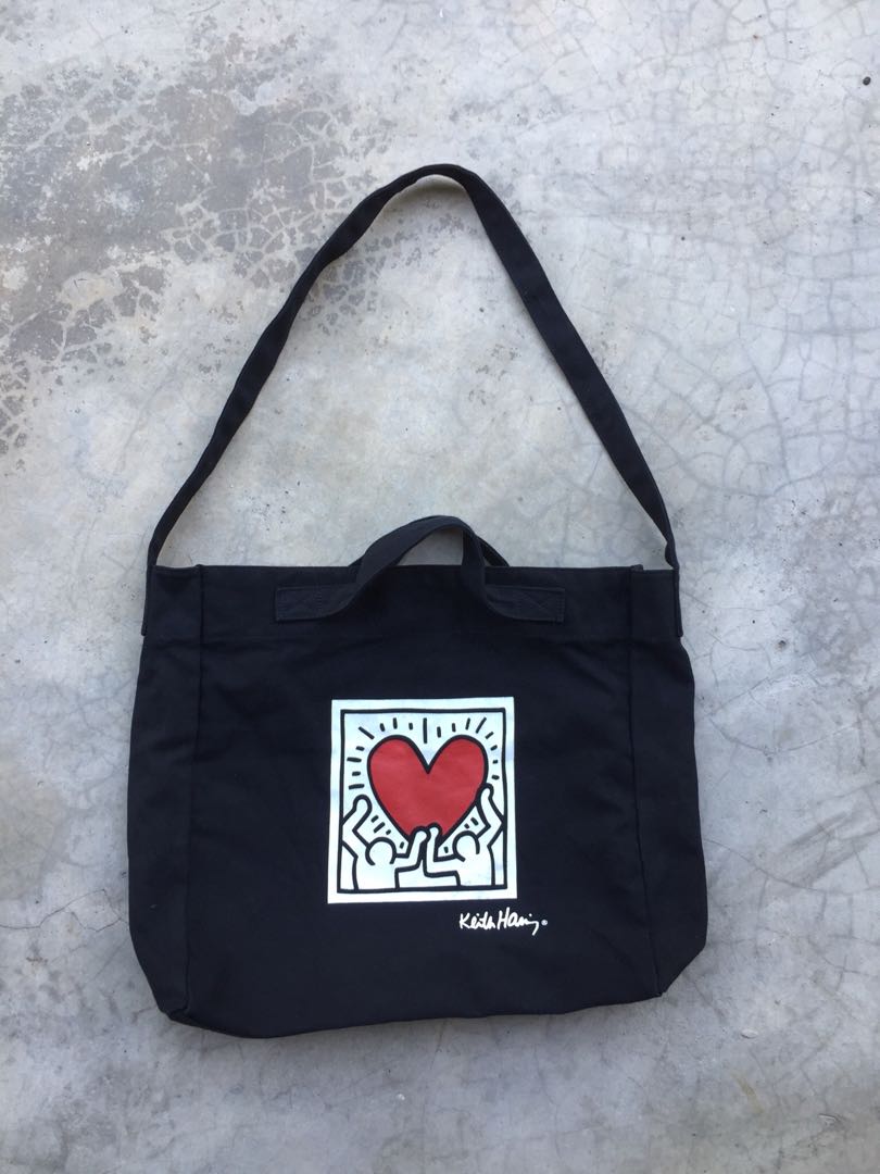 Keith Haring Bag, Women's Fashion, Bags & Wallets, Purses & Pouches on ...