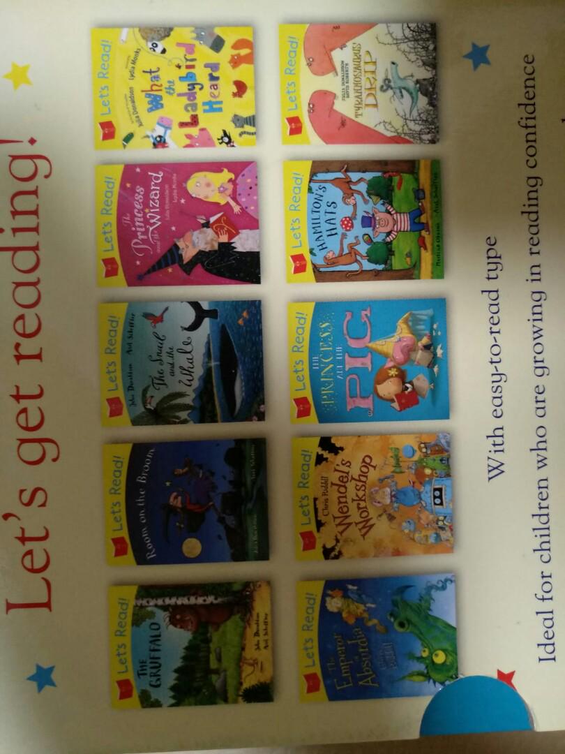 MACMILLAN LET'S READ 10 BOOKS BOX SET, 興趣及遊戲, 書本 & 文具, 小朋友書 - Carousell