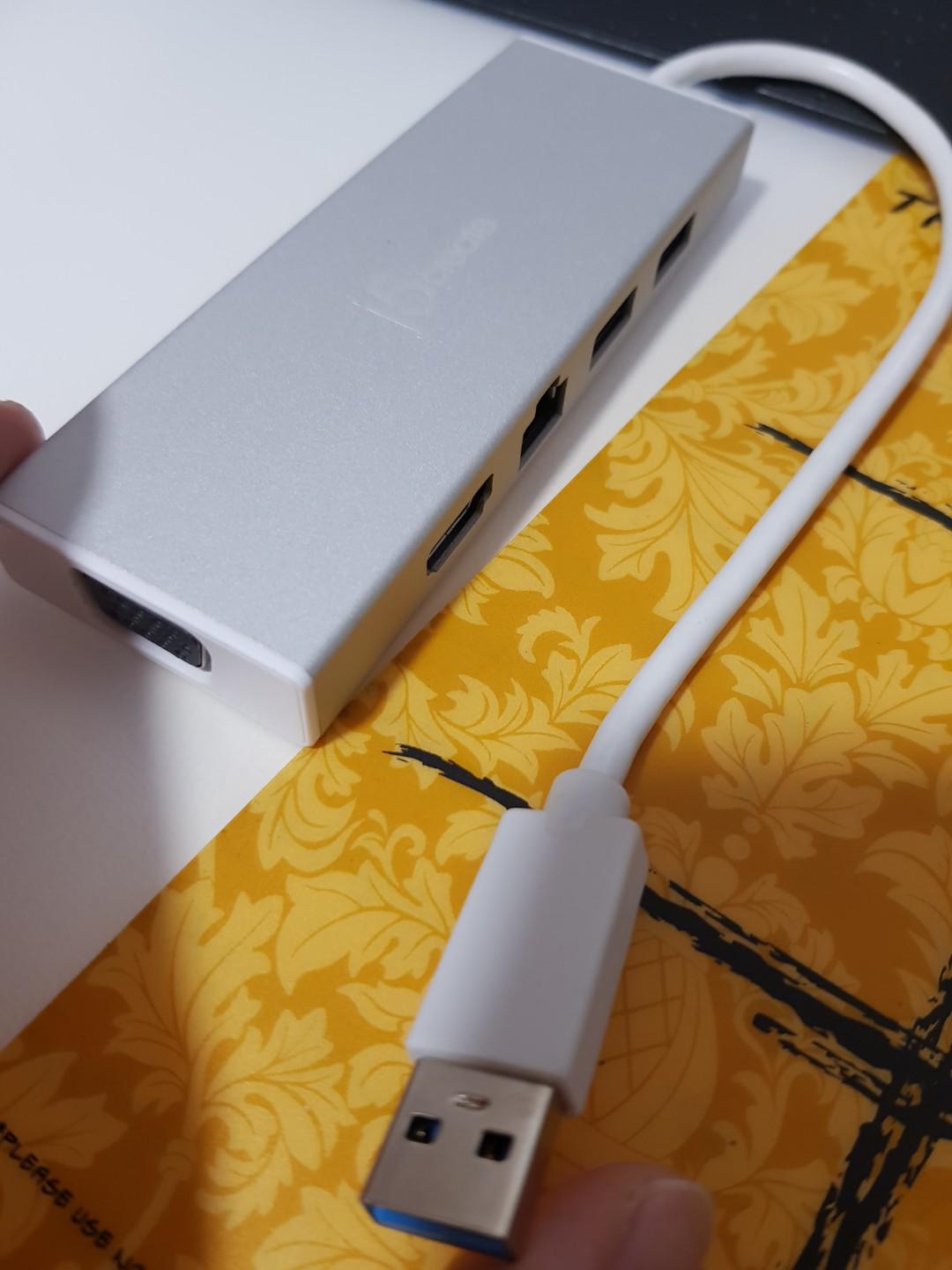 Multi purpose USB to hdmi, vga, usbs, ethernet, Computers & Tech, Parts ...