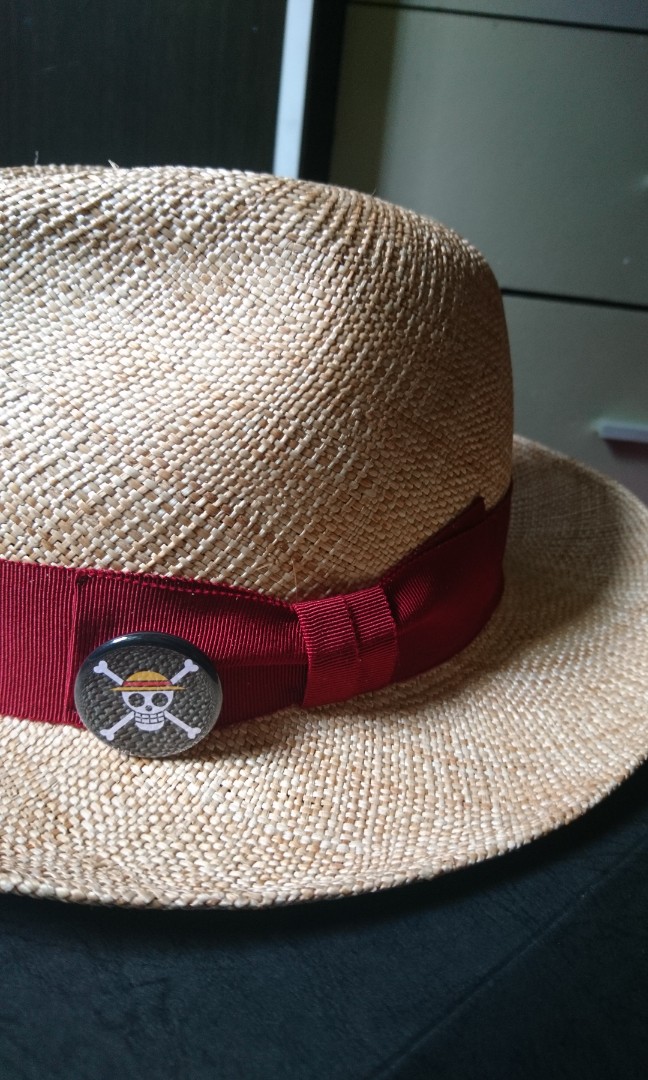 One Piece x Ca4la Luffy Straw Fedora (LIMITED EDITION), Men's Fashion ...